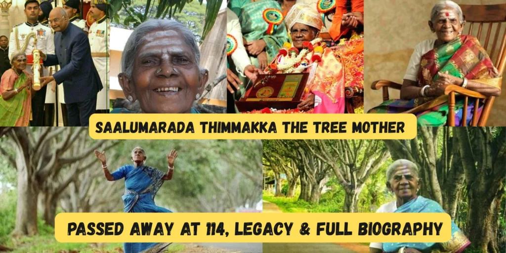Saalumarada Thimmakka The Tree Mother – Passed away at 114, Legacy ...