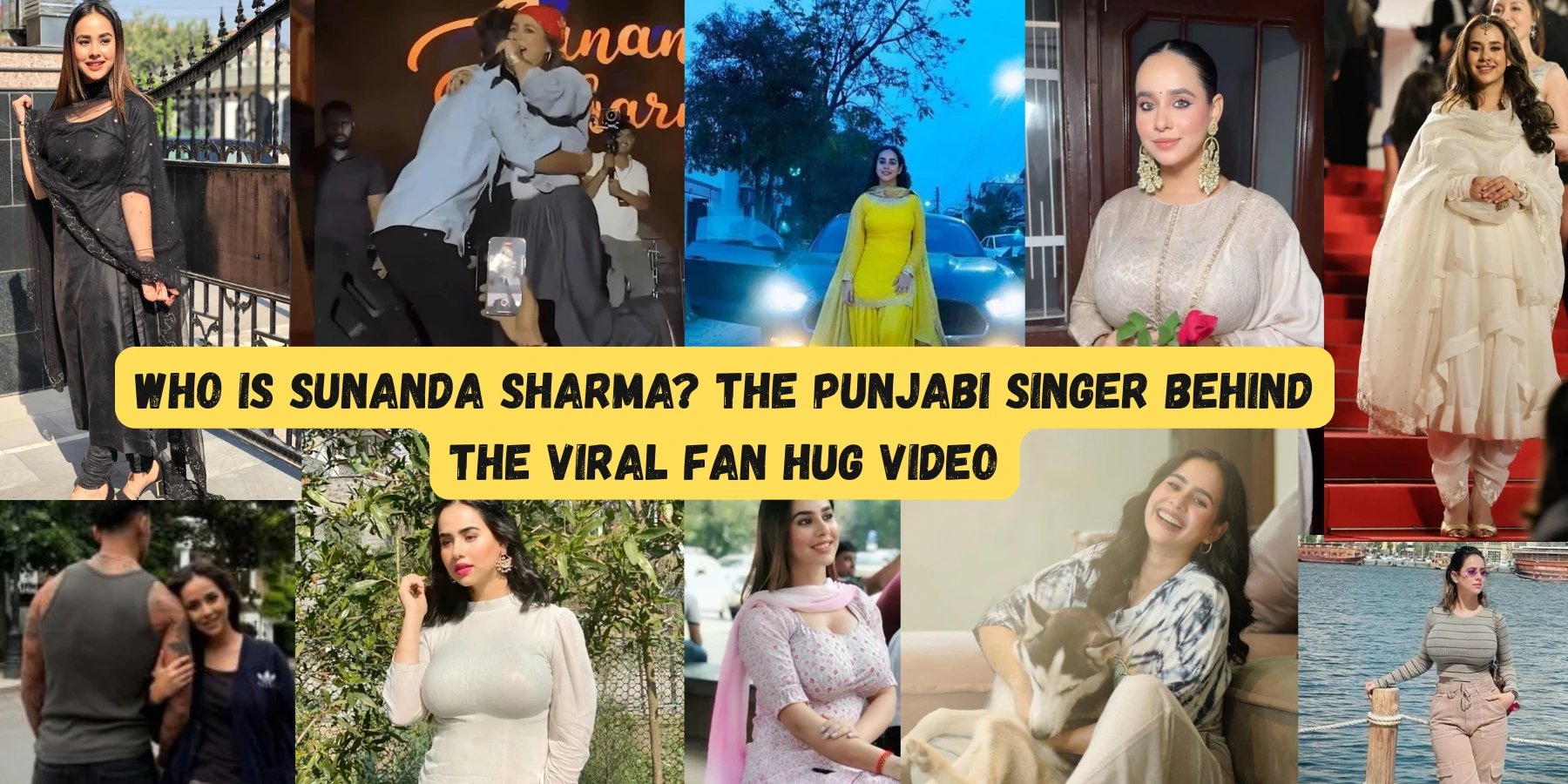 Who is Sunanda Sharma? The Punjabi Singer Behind the Viral Fan Hug and ...