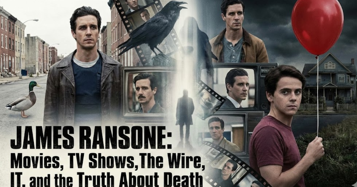 James Ransone : Movies, TV Shows, The Wire, IT, and the Truth About ...